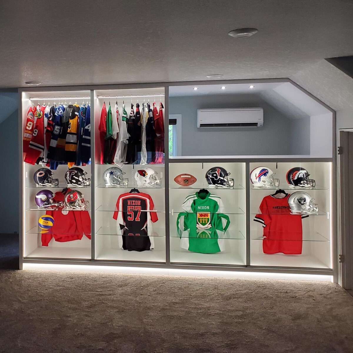 NFL Man Cave - decorcabinets.com