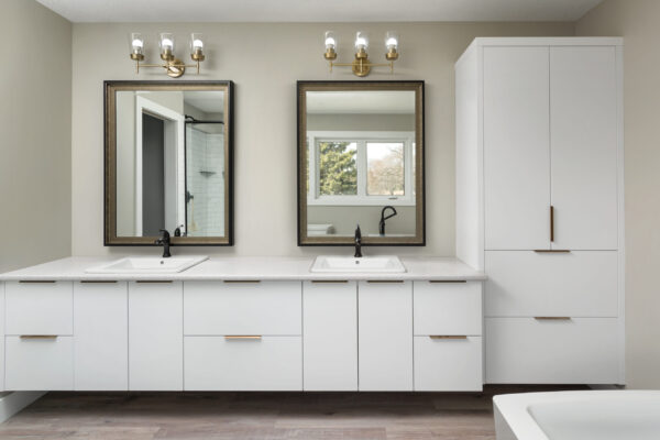 White Bathroom Cabinets to Update Your Home! 10+ Ideas