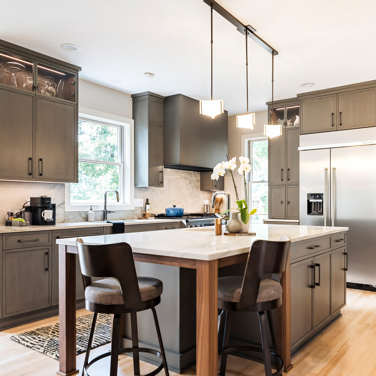 Walnut & Dusk Retreat - decorcabinets.com