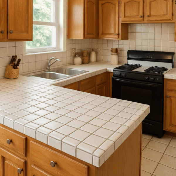 A Brief History and Trendy Resurgence of Tile Countertops